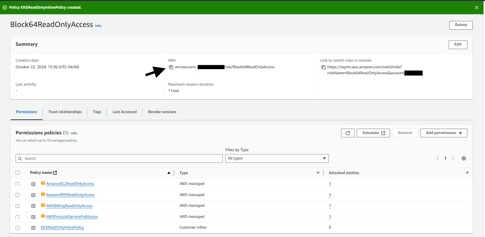 Granting Access to Your AWS Account for data Inventory